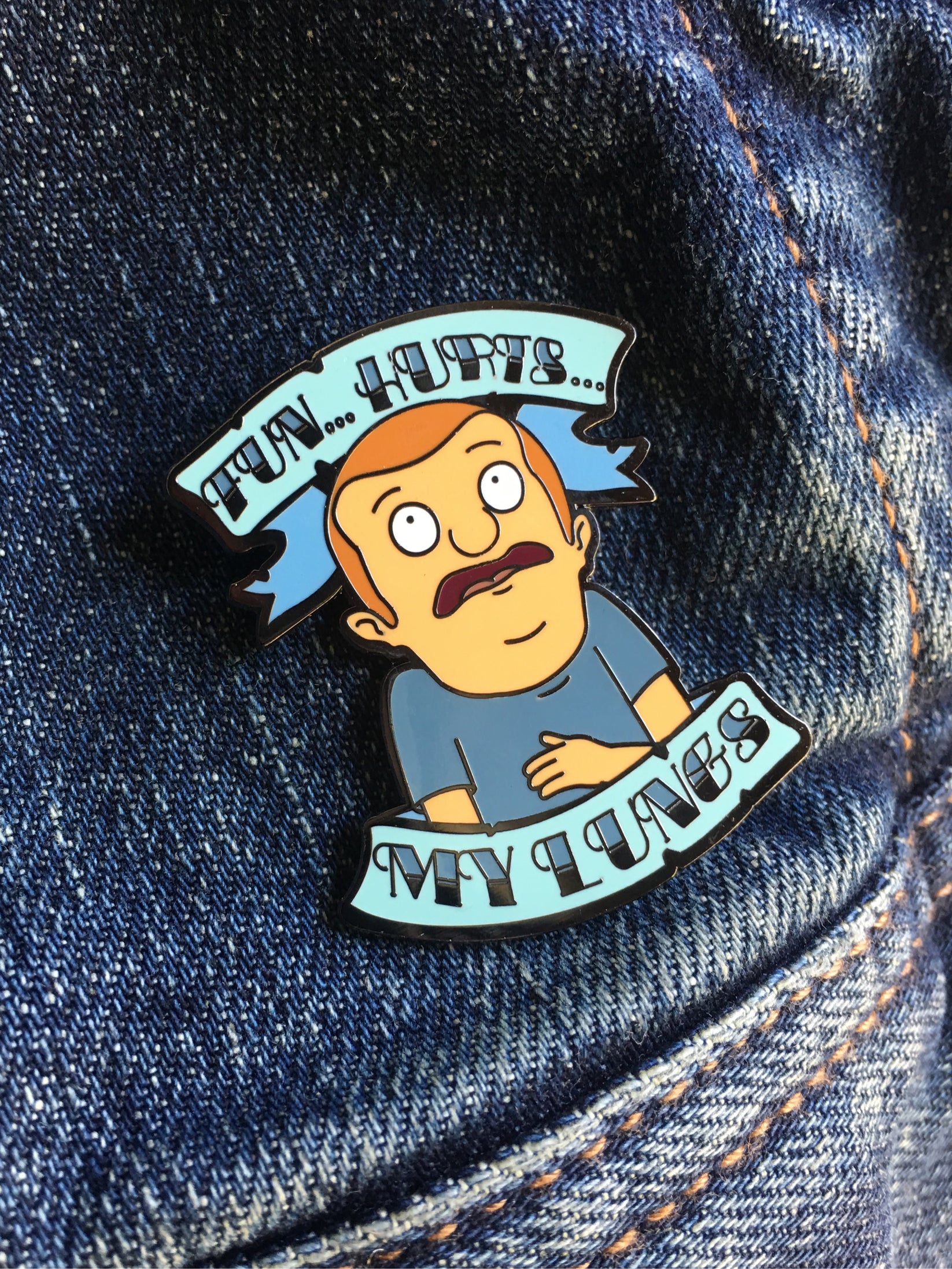 Regular Size Rudy Enamel Pin – Nostalgia Vault